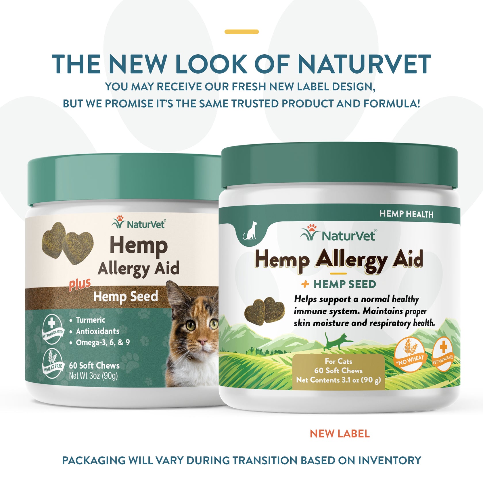 Hemp Allergy Aid Cat Soft Chews - NaturVet®