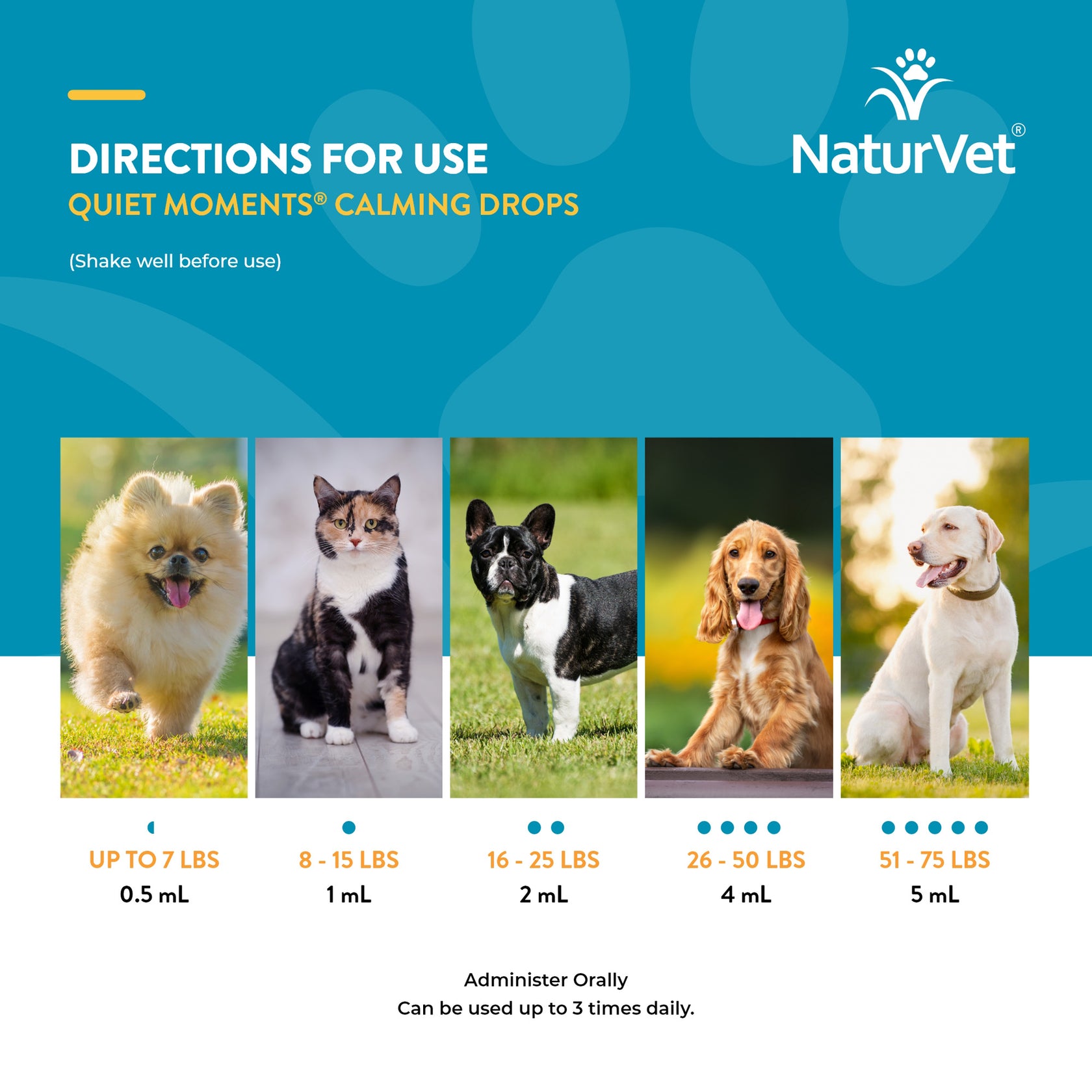 Quiet Moments® Calming Drops Calming Aid - NaturVet®