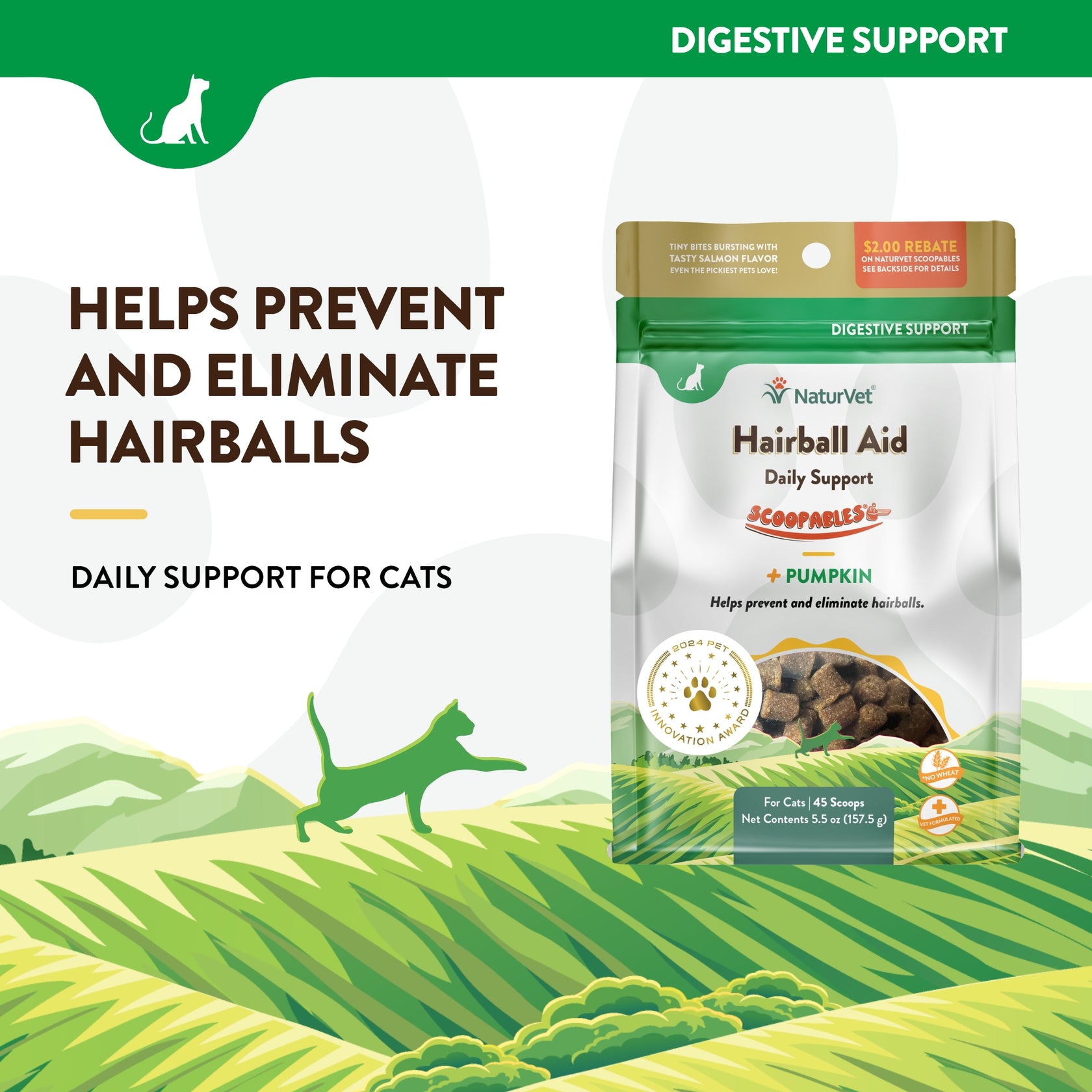 Scoopables® Hairball Aid Daily Support - NaturVet®