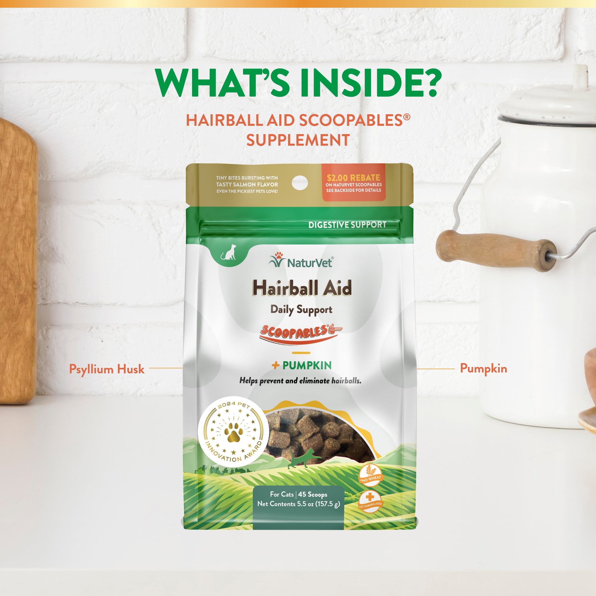 Scoopables® Hairball Aid Daily Support - NaturVet®