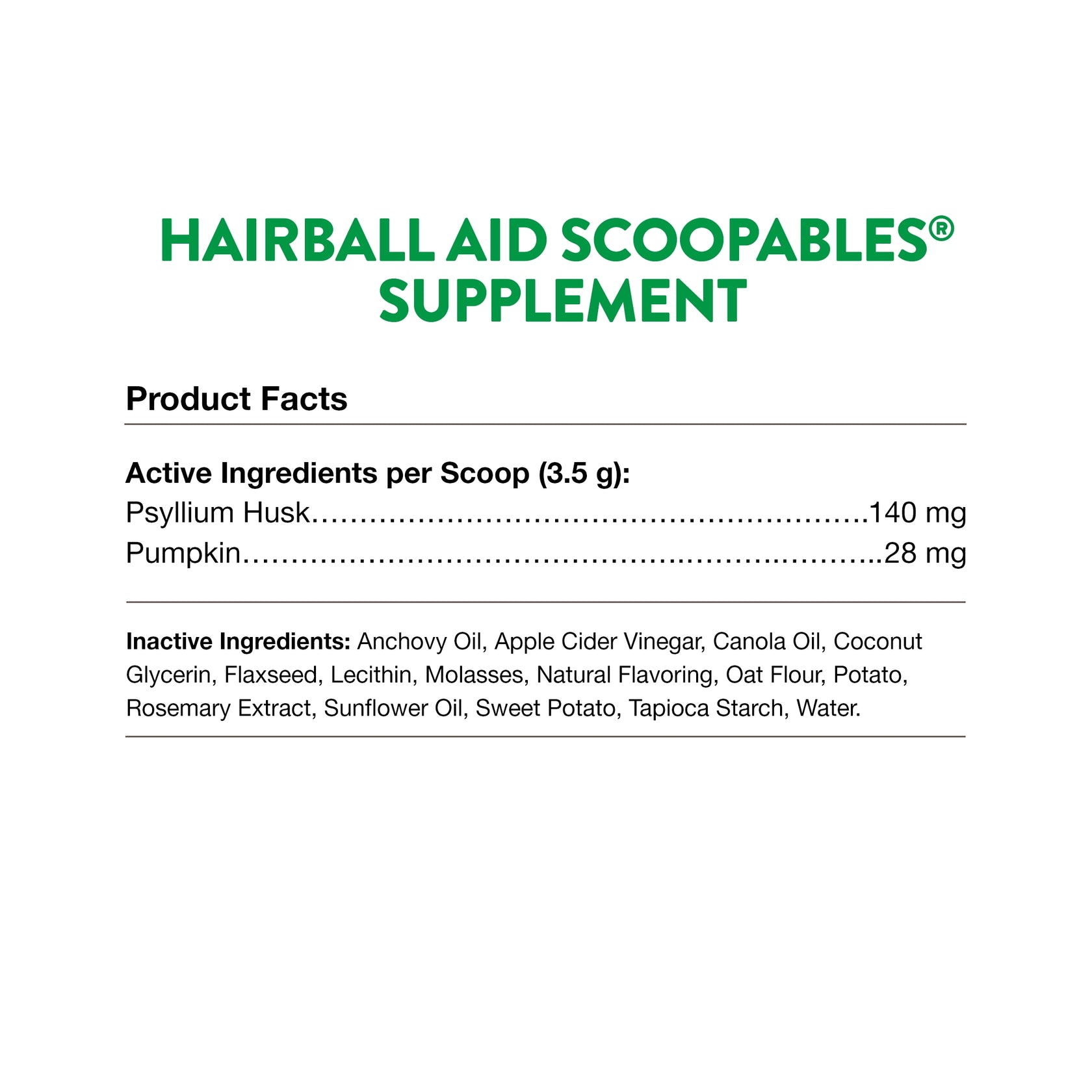 Scoopables® Hairball Aid Daily Support - NaturVet®