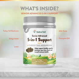 Senior Advanced 5-in-1 Support Soft Chews - NaturVet®