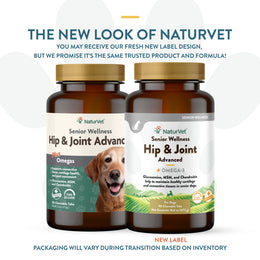 Senior Hip & Joint Advanced Chewable Tablets - NaturVet®